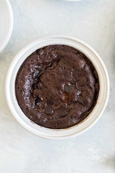 Mocha Pudding Cake for Two - Girl Gone Gourmet