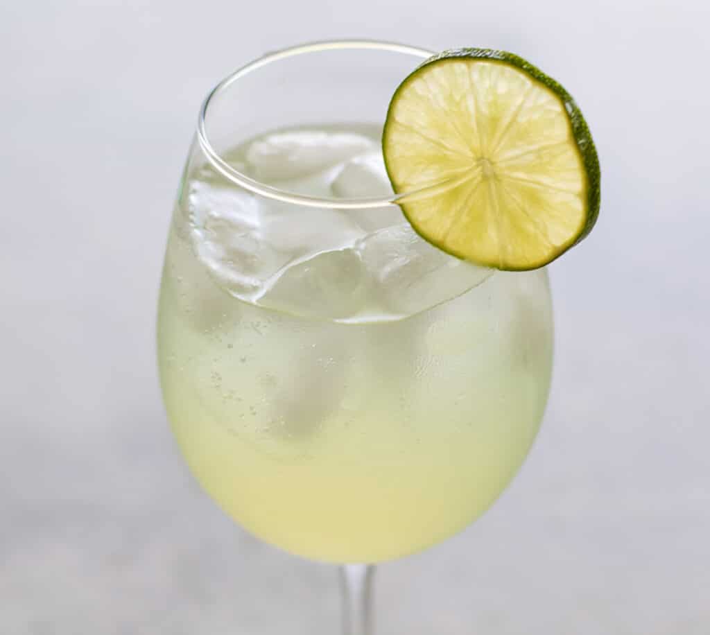 Margarita Wine Spritzer - Girl Gone Gourmet