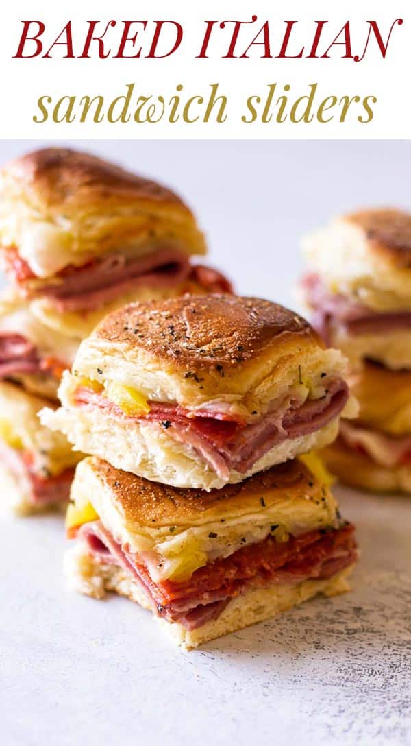 Italian Sandwich Sliders - Girl Gone Gourmet