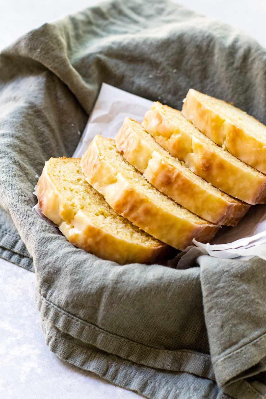 Lemon Bread with Lemon-Ginger Glaze - Girl Gone Gourmet