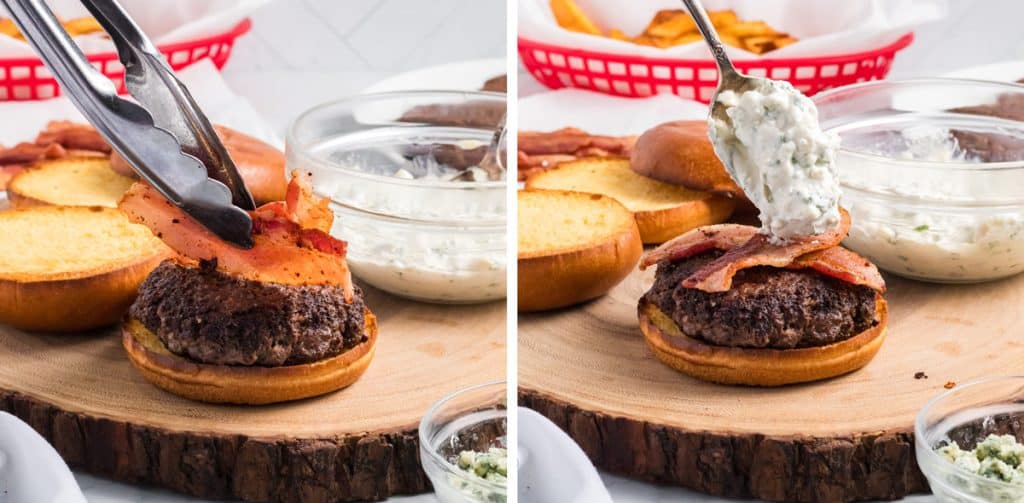 Blue Cheese Burgers - Girl Gone Gourmet