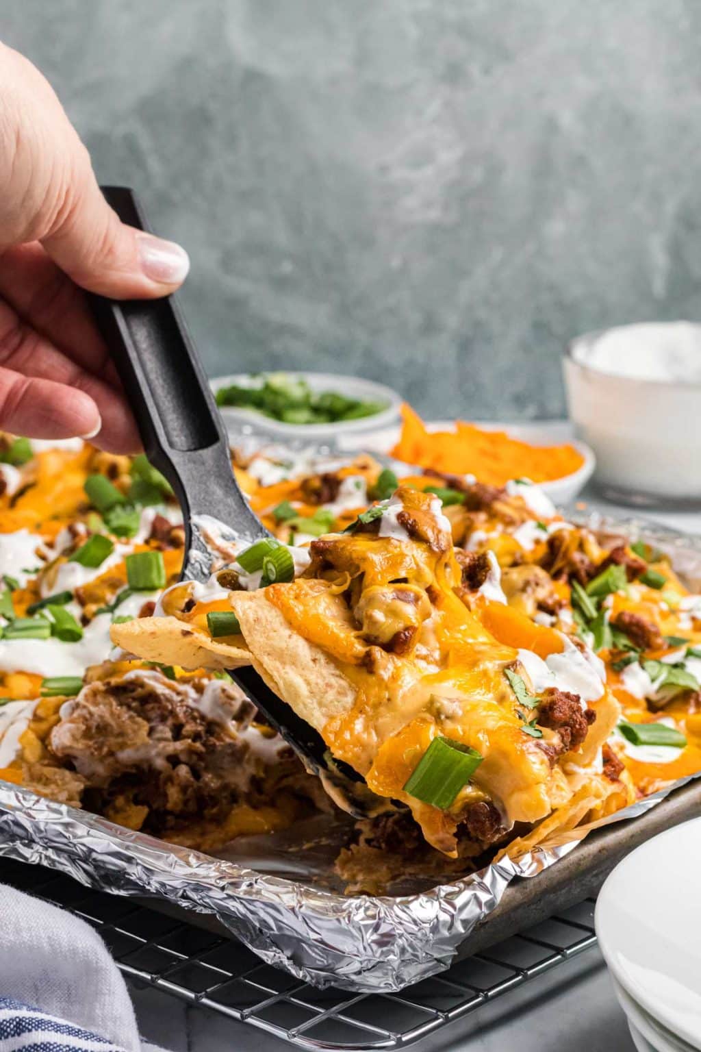 Chili Nachos - Girl Gone Gourmet