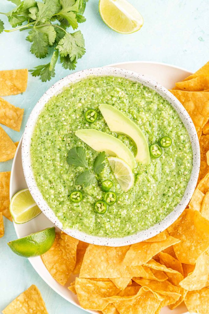 Avocado Salsa Verde - Girl Gone Gourmet