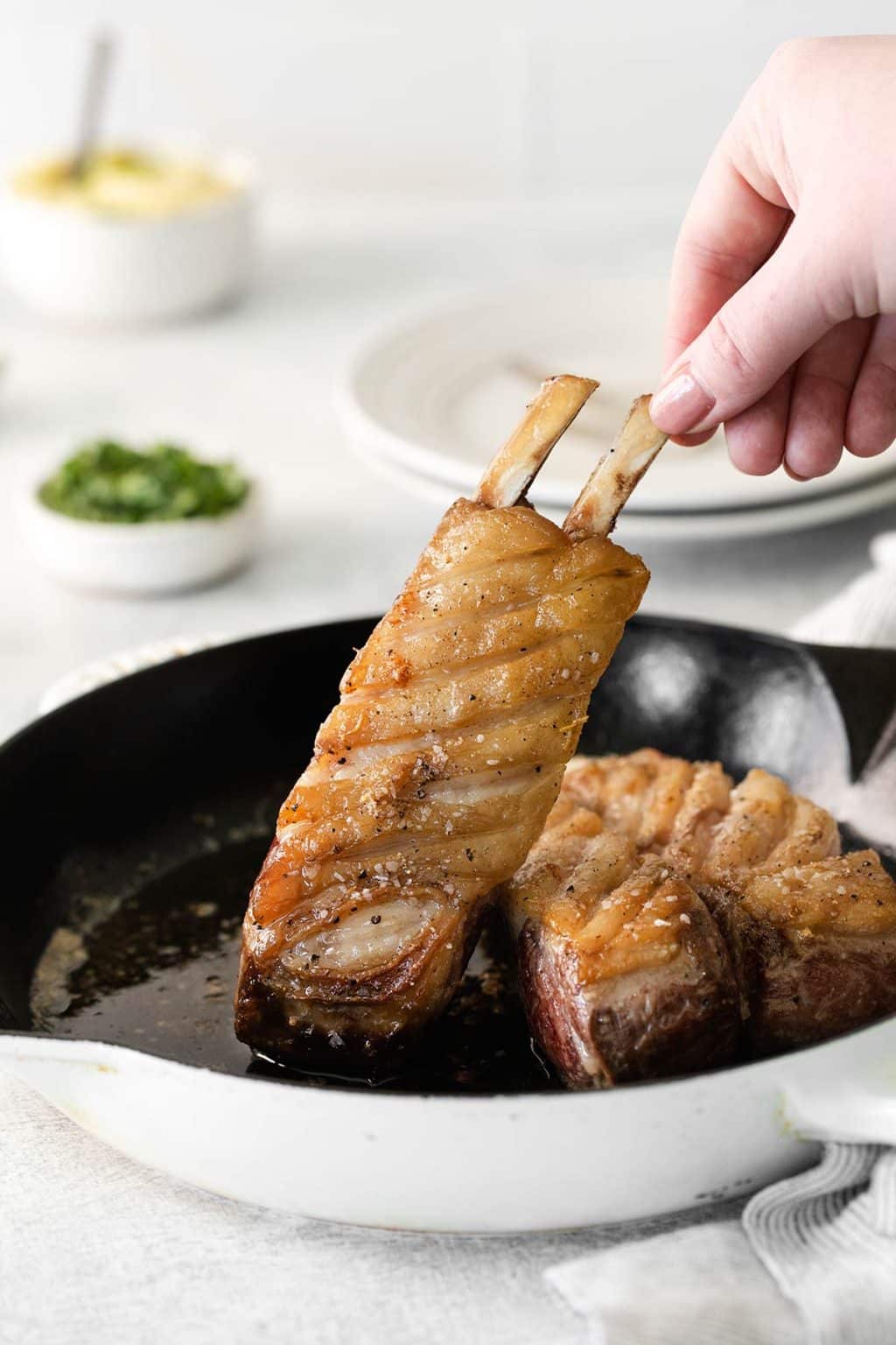 Roasted Lamb Chops - Girl Gone Gourmet