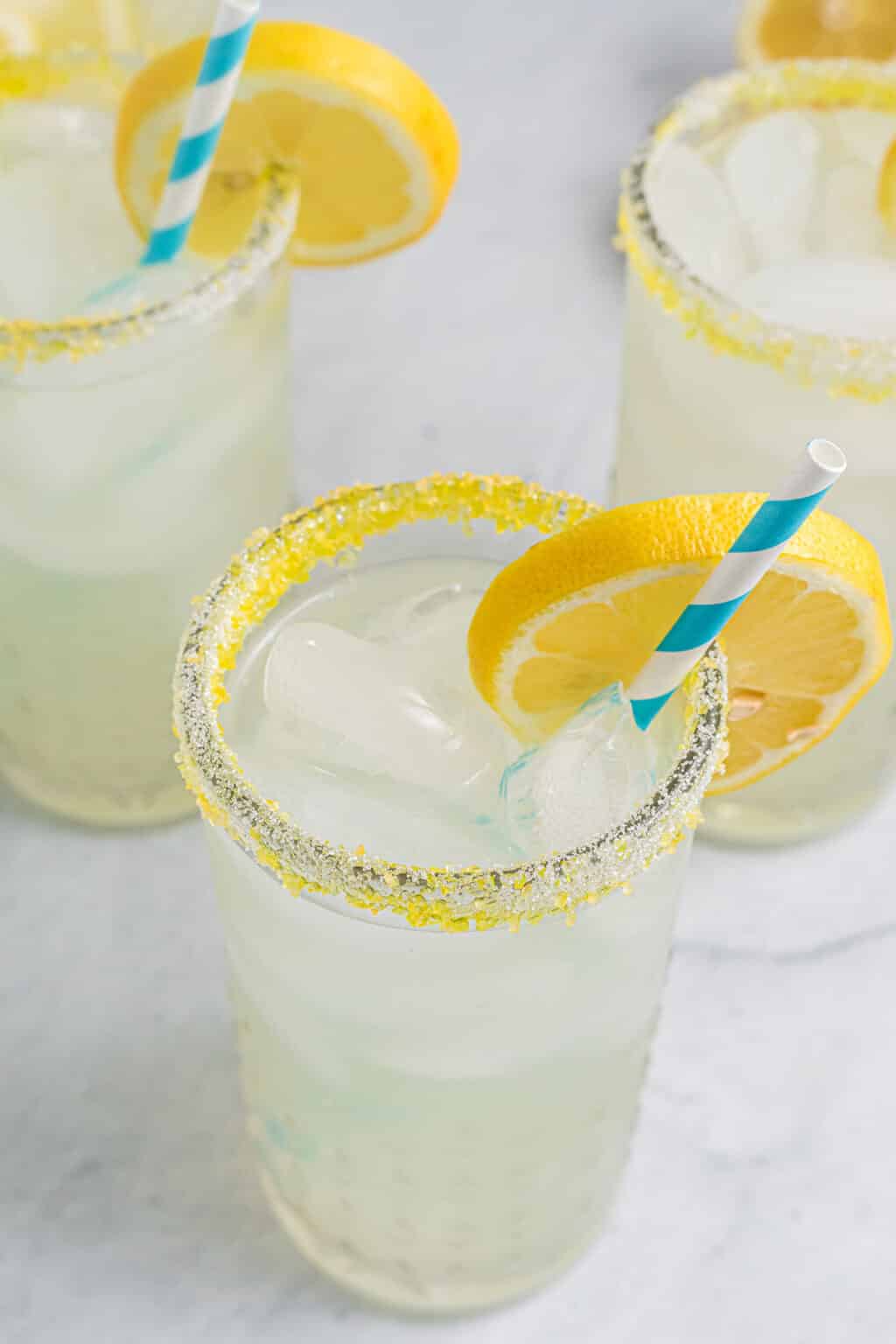 Sparkling Vodka Lemonade - Girl Gone Gourmet