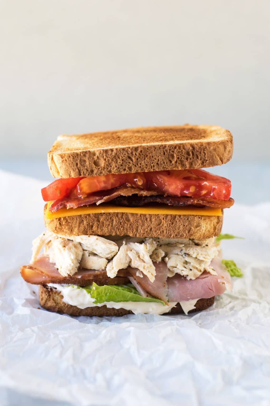 Chicken Club Sandwich - Girl Gone Gourmet