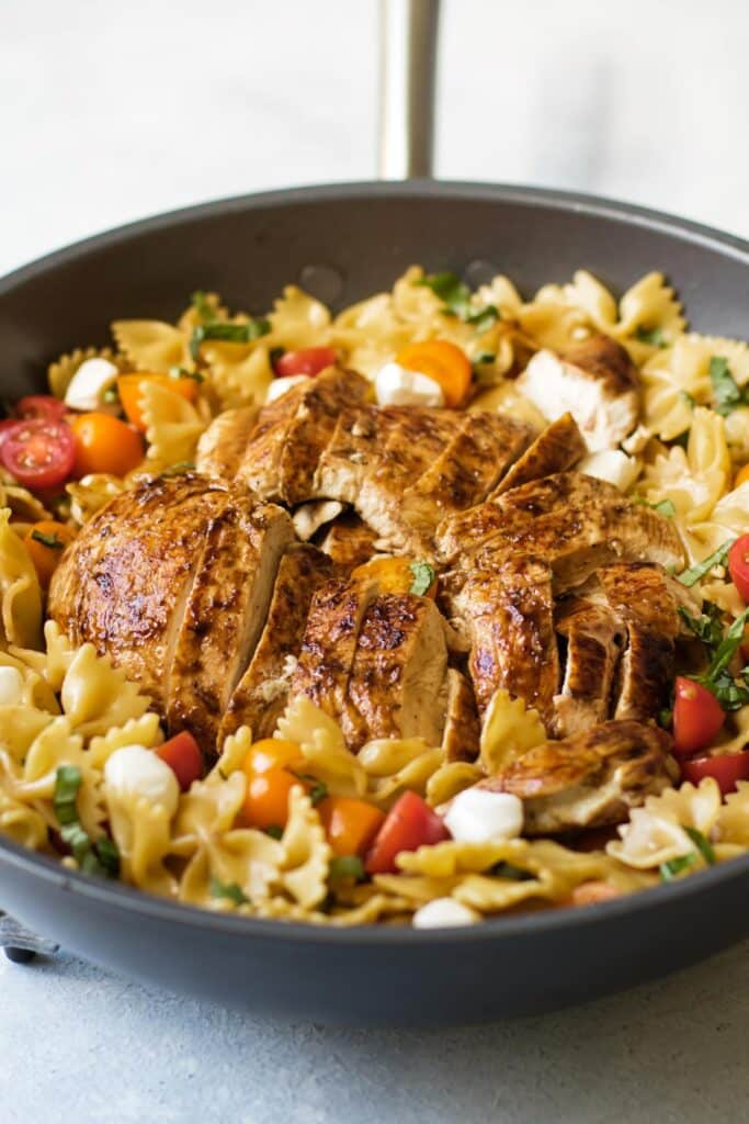 Balsamic Glazed Chicken (15 Minute Recipe!) - Girl Gone Gourmet