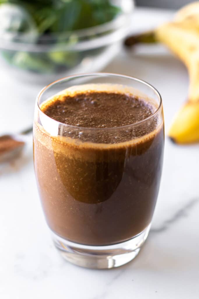 Green Chocolate Coffee Smoothie - Girl Gone Gourmet