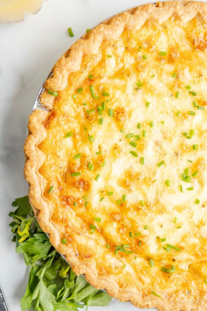 Bacon and Gruyere Quiche - Girl Gone Gourmet