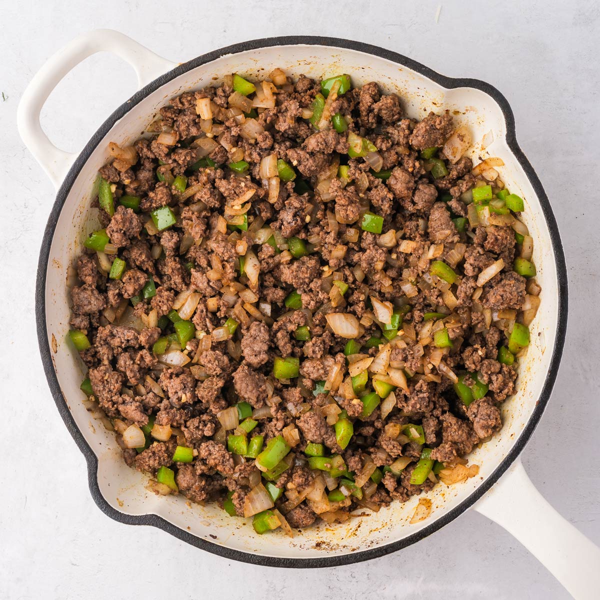 Upside-Down Skillet Taco Nachos - Girl Gone Gourmet