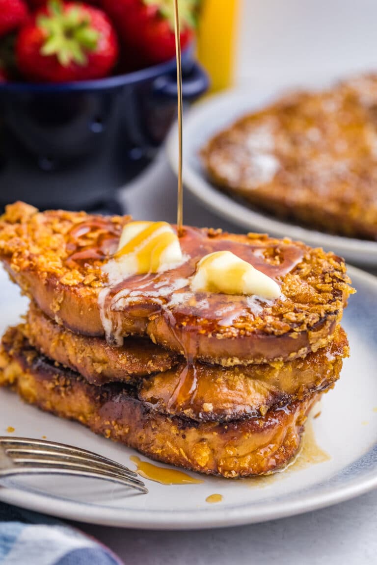Crispy Challah French Toast - Girl Gone Gourmet